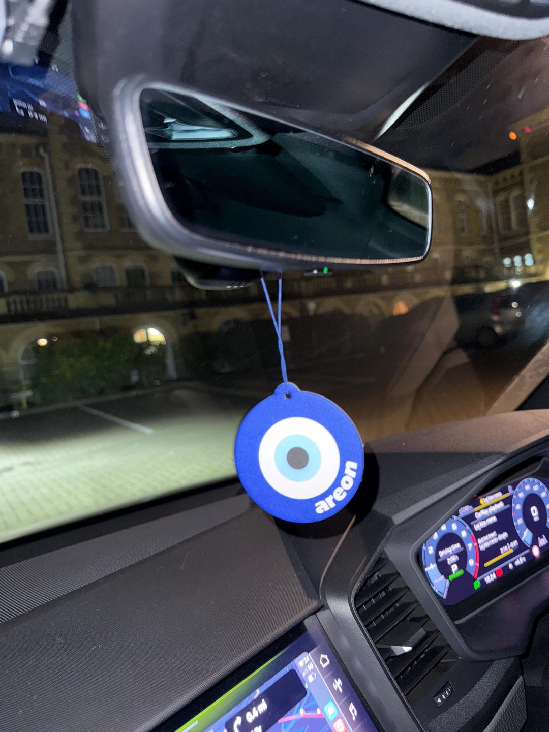 Evil Eye Car Air Freshener – Black Crystal Scent | Air Freshener| Car ...
