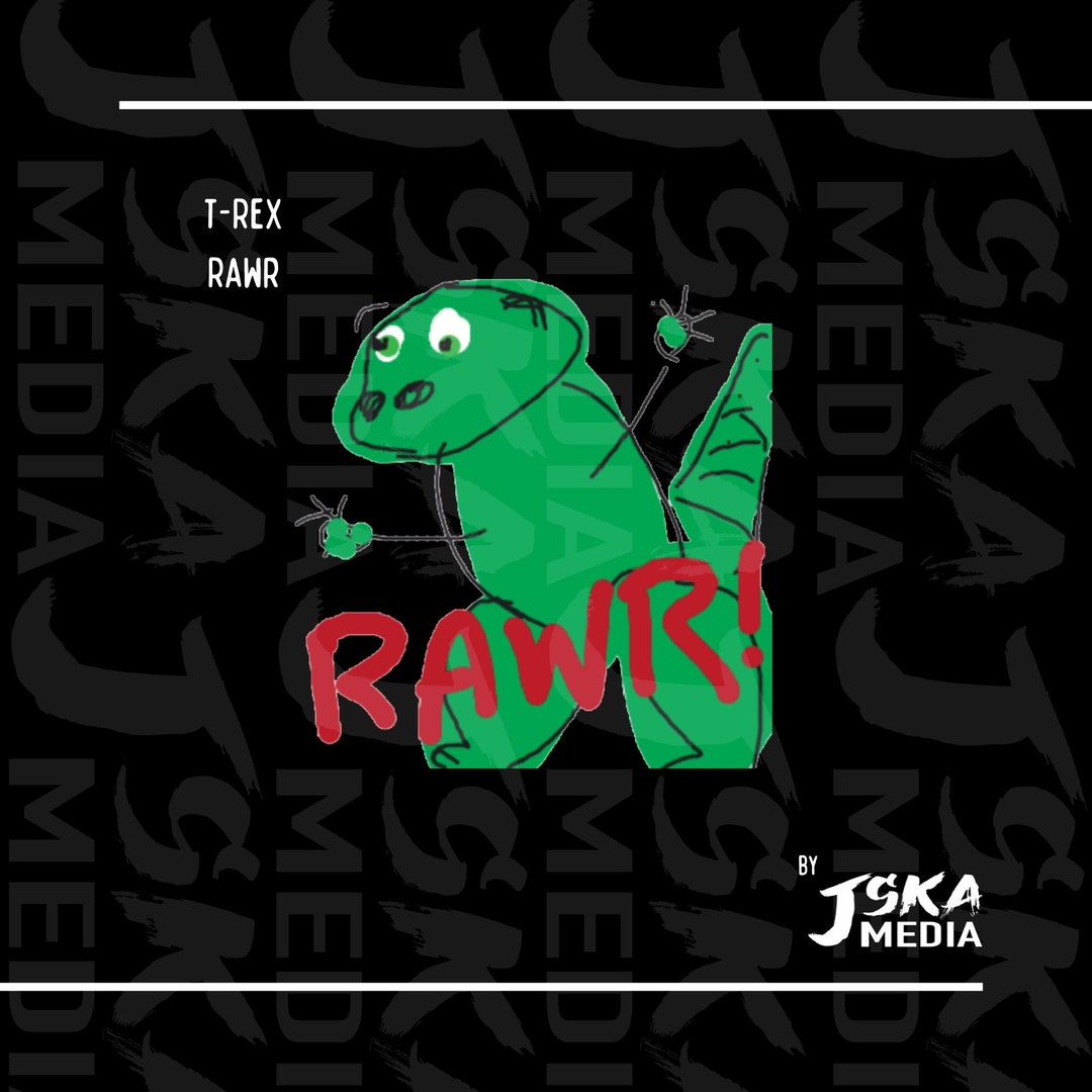 T-rex Tyrannosaurus RAWR Emote - Etsy