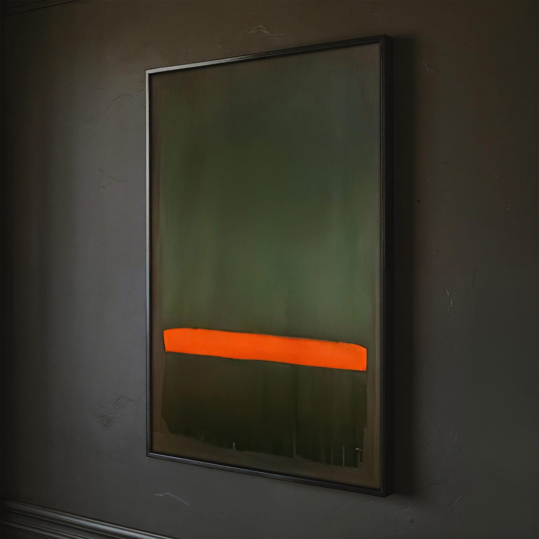 Mark Rothko Canvas Painting - Rothko Wall Decor, Expressionism Painting ...