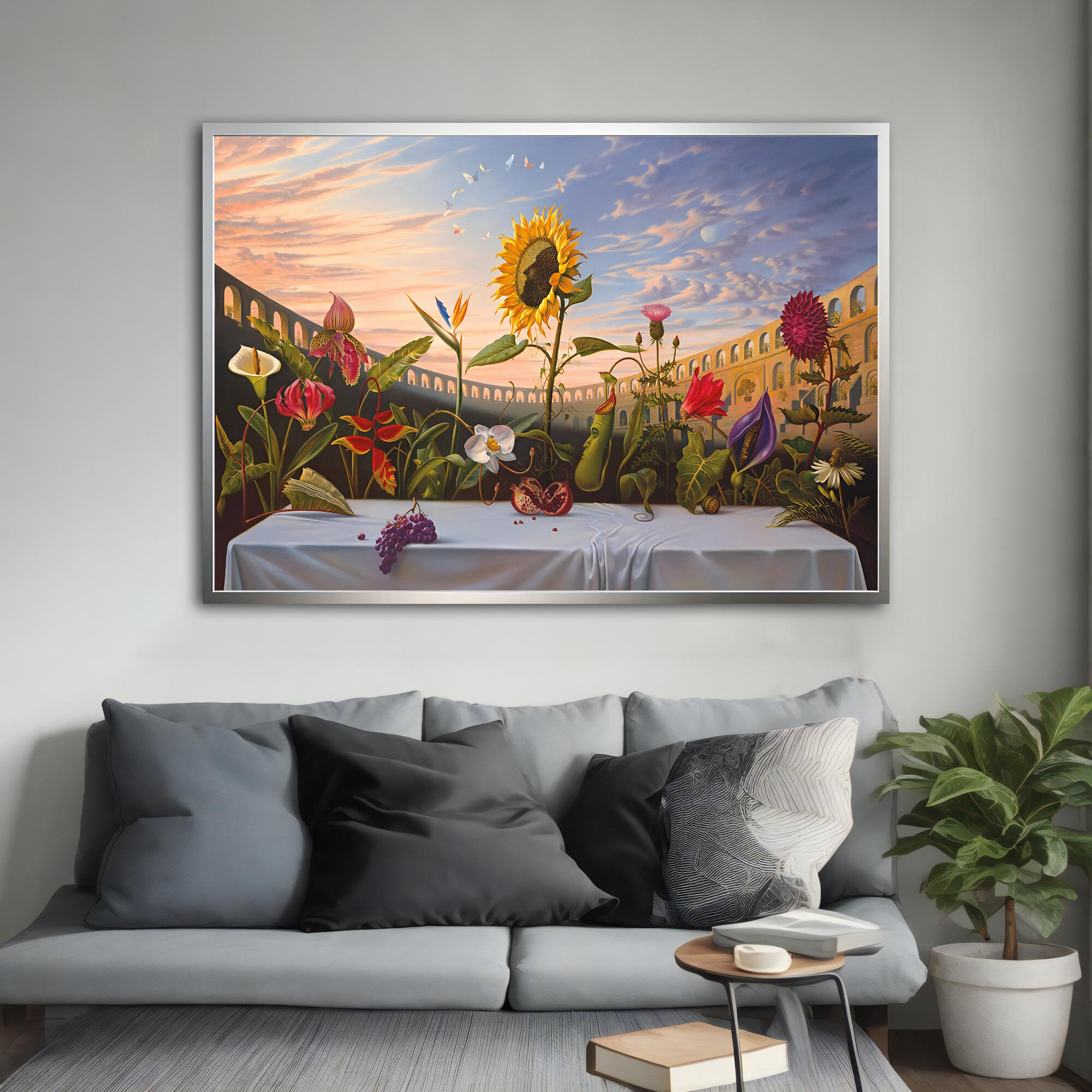 Vincent Van Gogh Last Supper Canvas Painting - Surreal Wall Art for ...