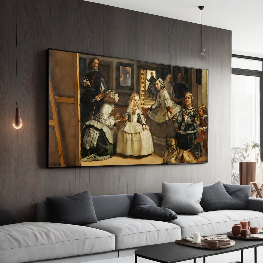 Diego Velázquez's Las Meninas Canvas Painting- High-quality Canvas ...