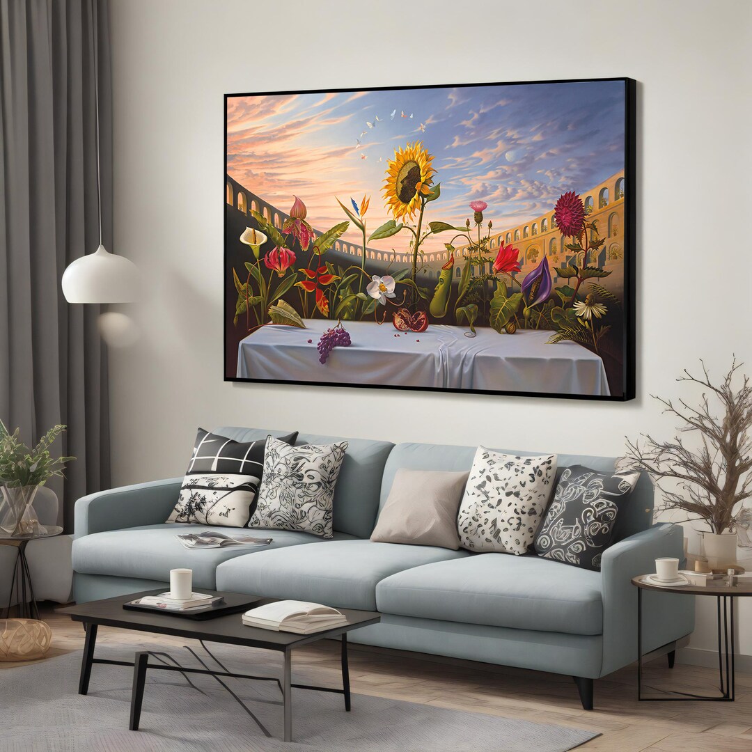 Vincent Van Gogh Last Supper Canvas Painting - Surreal Wall Art for ...