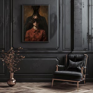 Devil's Embrace | Satan Poster, Horror Art, Occult Prints, Creepy ...