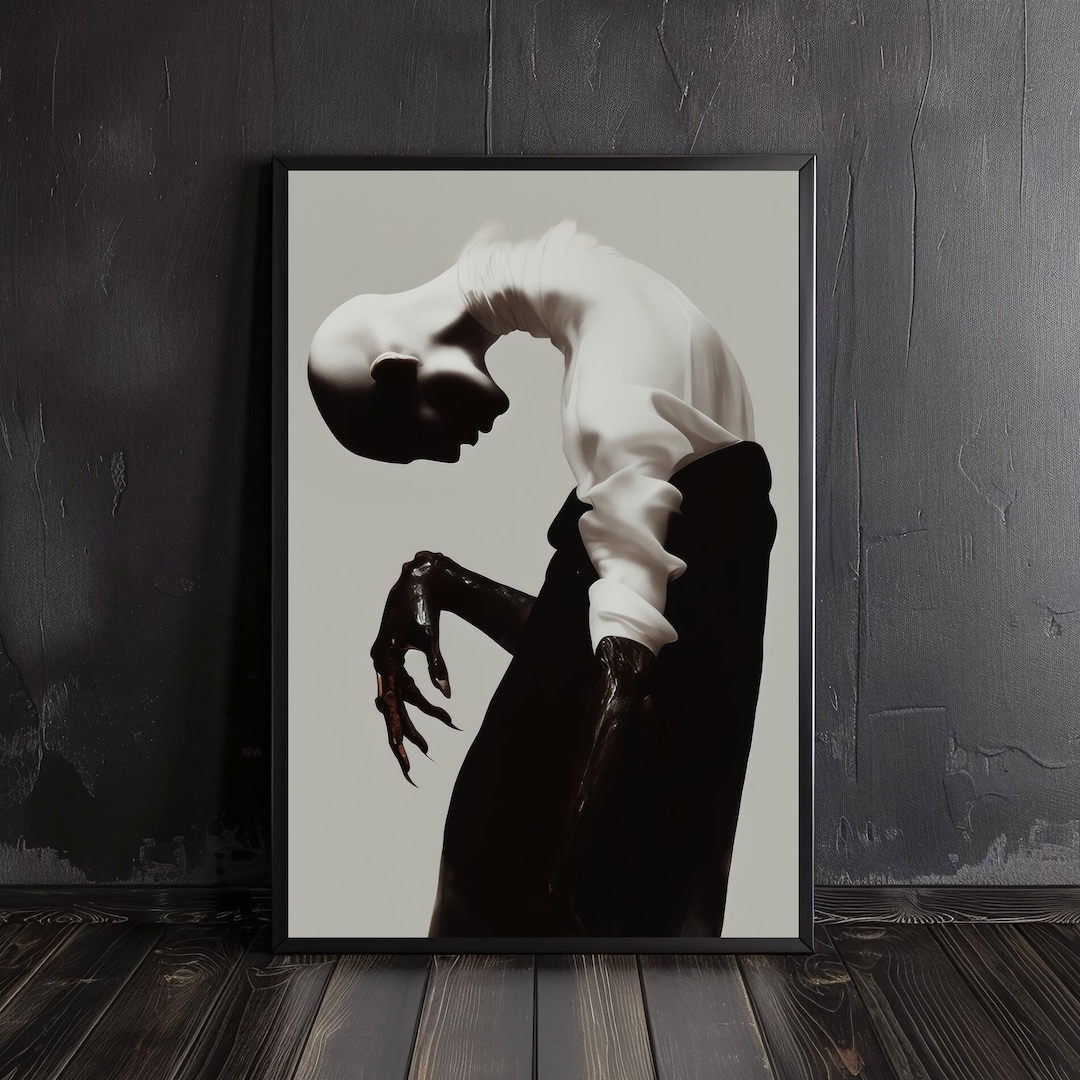 Creepy Entity | Horror Art, Creepy Poster, Satanic Wall Arts, Demonic ...