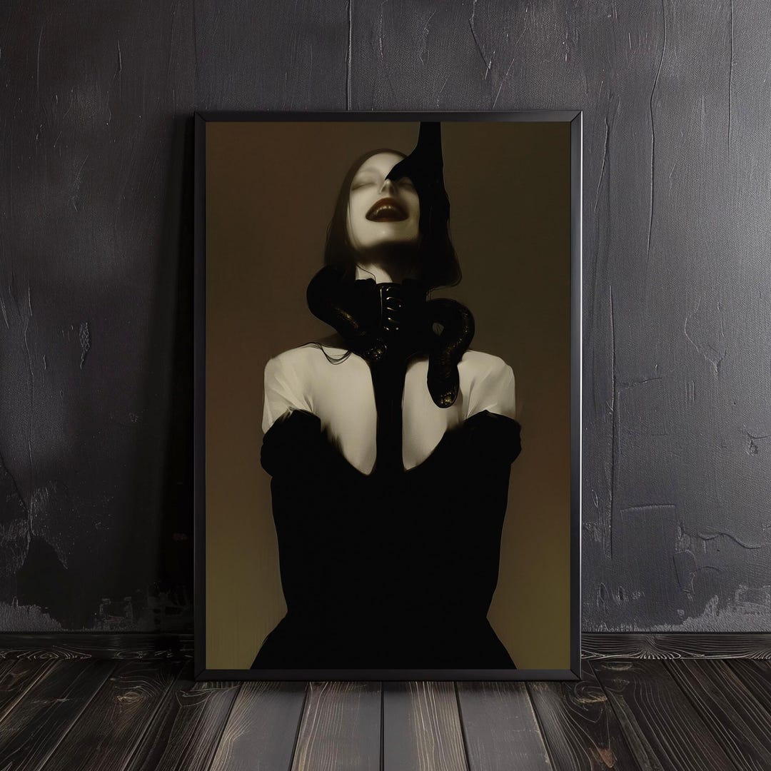 Devil's Embrace | Satanic Art, Occult Poster, Horror Art, Demonic ...