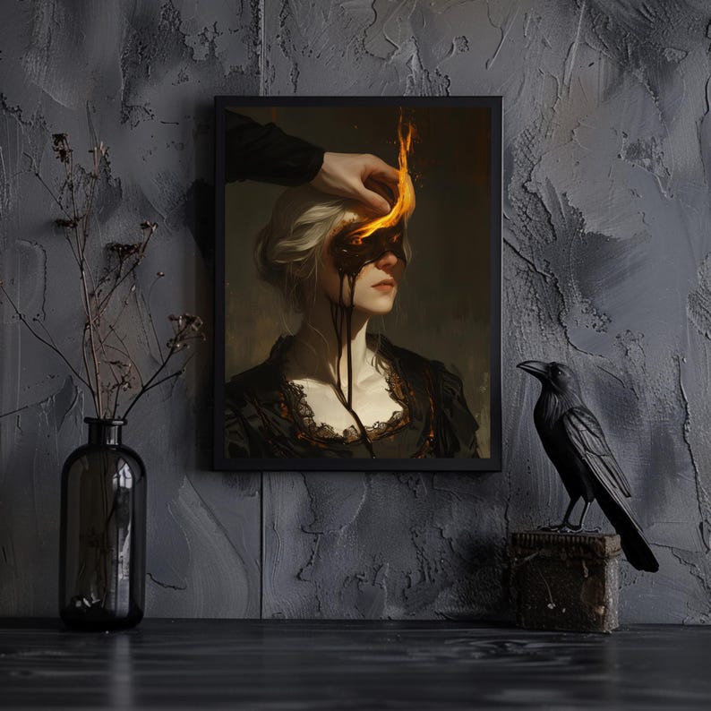 Devil's embrace | occult poster, horror art, demonic prints, creepy ...