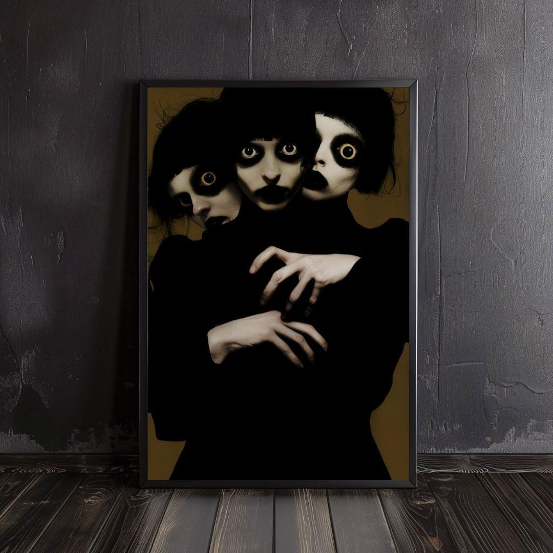 Creepy Witches | Occult Wall Arts, Spooky Wall Art, Wiccan Art Prints ...