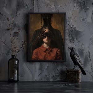 Devil's Embrace | Satan Poster, Horror Art, Occult Prints, Creepy ...