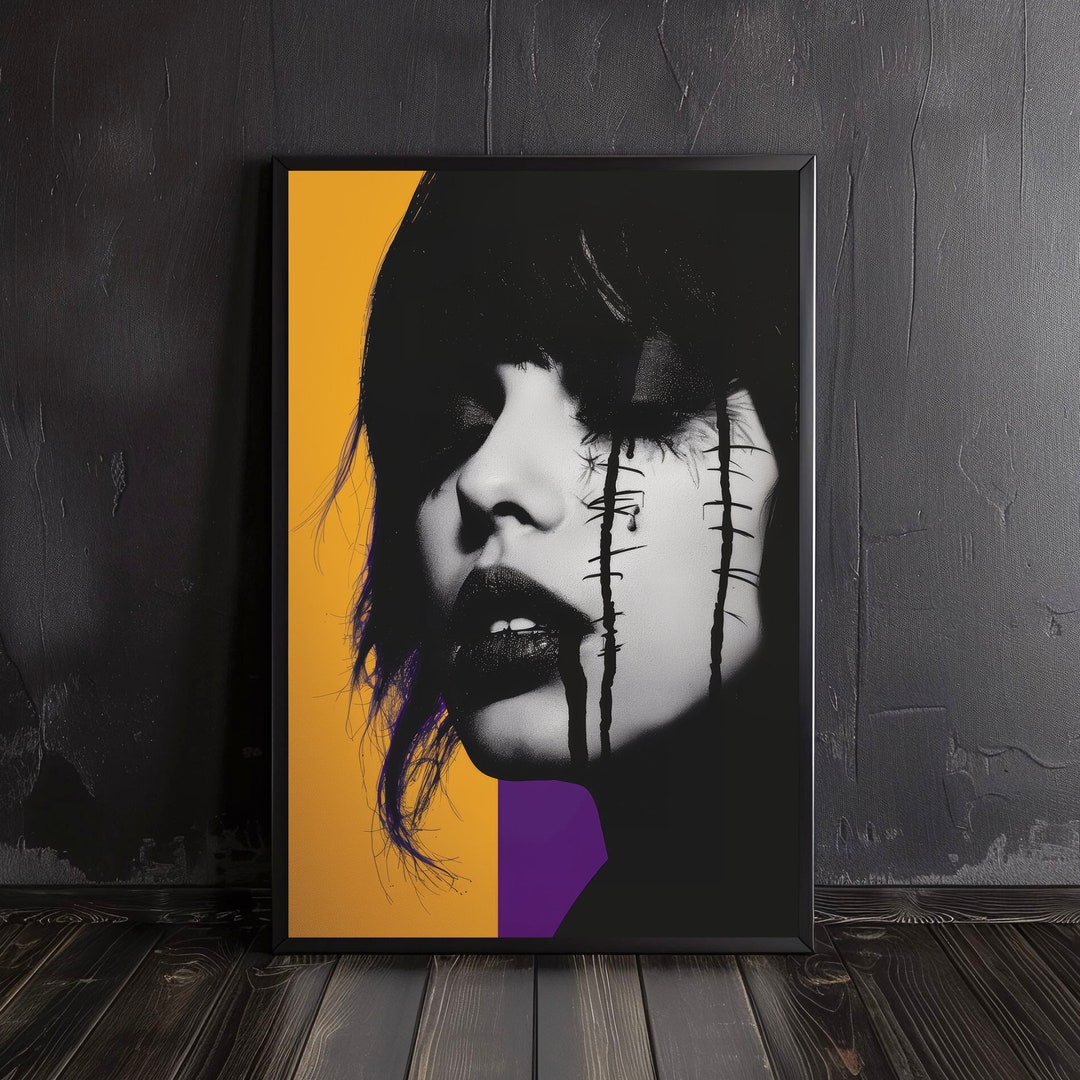 Gothic Tears Goth Girl Face, Disturbing Art, Gothic Art, Dark Aesthetic ...