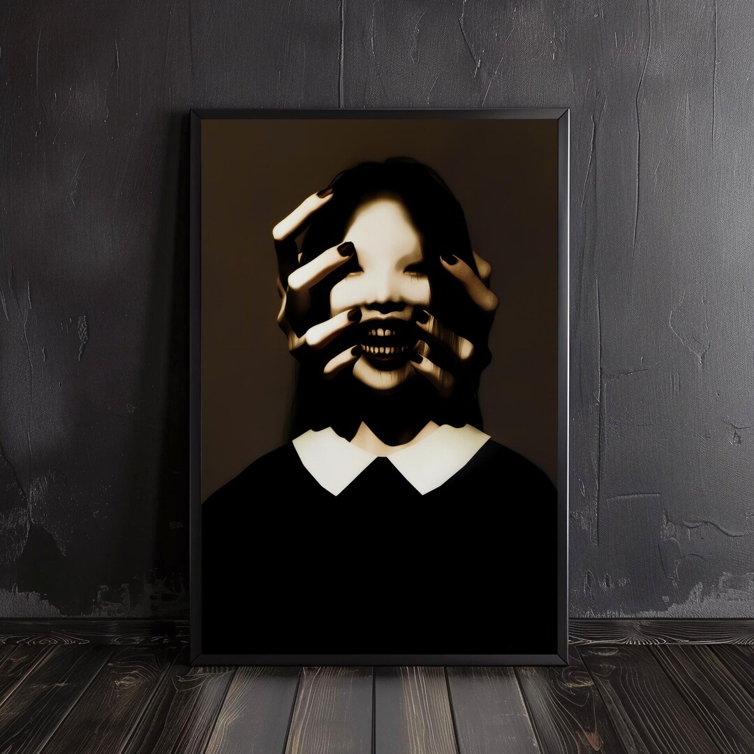 Evil Hands J-horror Art Print, Creepy Wall Arts, Japanese Horror Decor ...