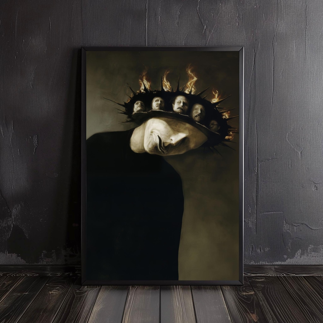 Blind Martyr | Dark Fantasy Prints, Gothic Wall Arts, Dark Art Poster ...