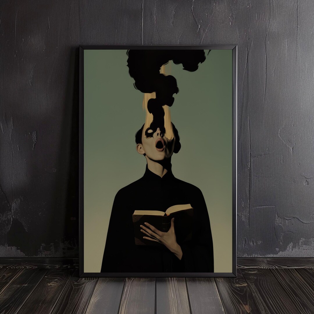Holy Darkness | Occult Wall Arts, Horror Art, Occult Prints, Creepy ...