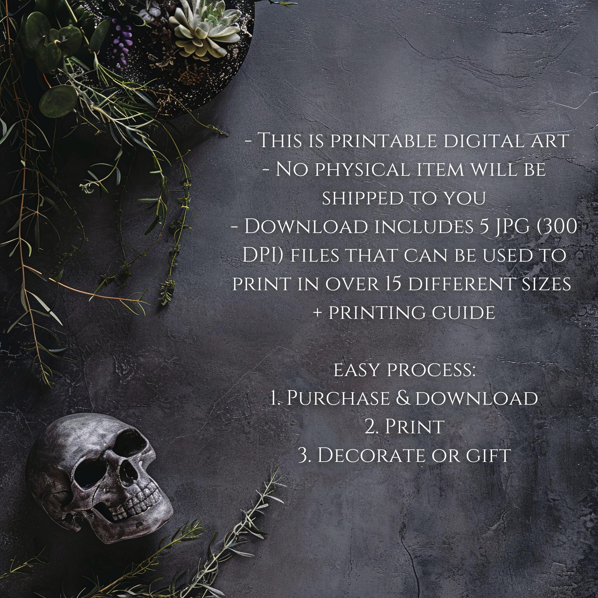 Fallen Angel Print | Dark Seraph, Horror Art, Occult Prints, Creepy ...