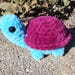 Blue and Purple Crochet Turtle - Etsy