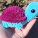 Blue and Purple Crochet Turtle - Etsy
