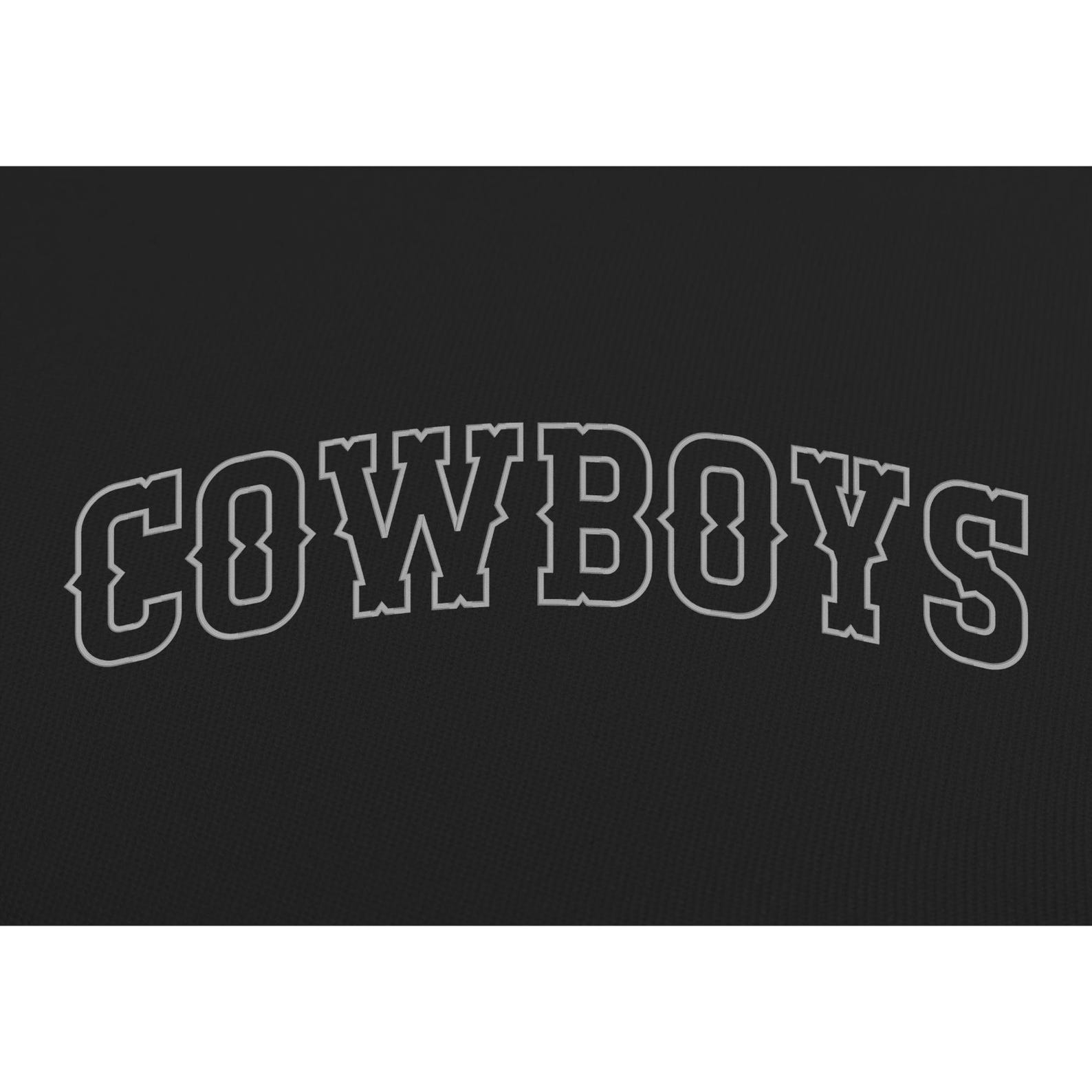 Cowboy Embroidery Font: Western Applique, 7 Sizes, Dst Exp Hus Jef Sew ...