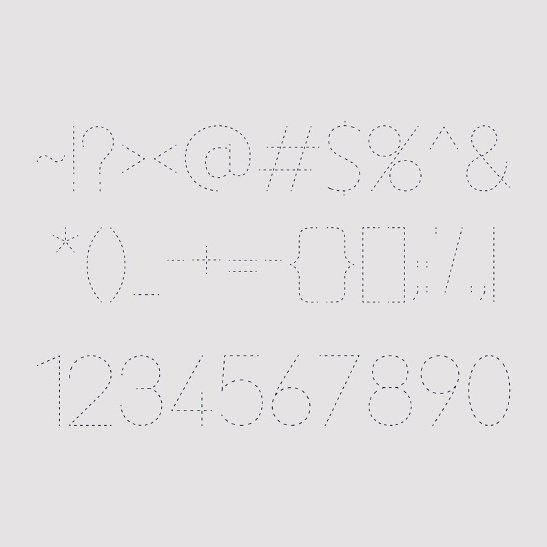 Dot Font Svg, Student Fonts,handwriting Fonts, Handwriting Practice ...