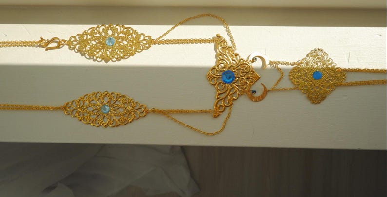 Gold Renaissance Girdle, Metal Chain Belt, Medieval Belt Women, Cosplay ...