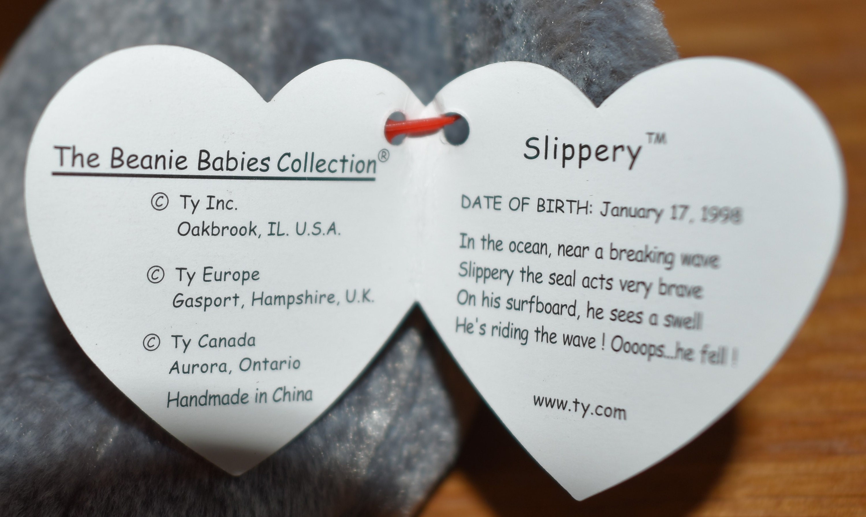 EXTREMELY RARE Ty "slippery" the Seal Beanie Baby! RAREST Tag Errors ...