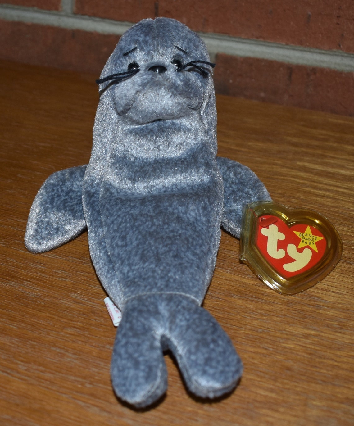 EXTREMELY RARE Ty "slippery" the Seal Beanie Baby! RAREST Tag Errors ...