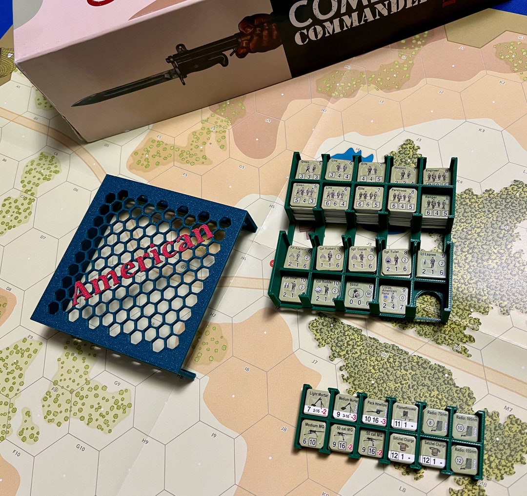 Combat Commander Europe Counter Trays - Accessory for Board Game by GMT ...