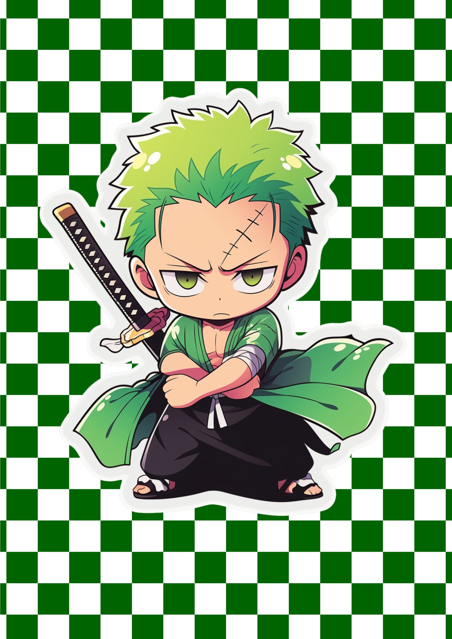 One Piece Zoro Chibi