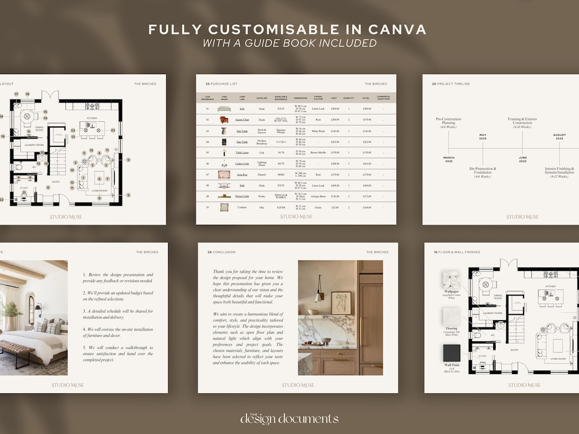 Canva Interior Design Template | Interior Design Presentation ...