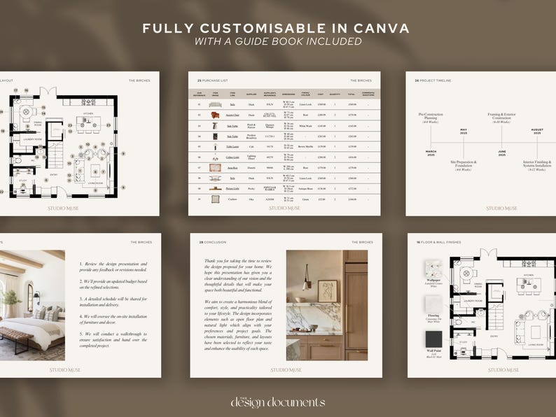 Canva Interior Design Template | Interior Design Presentation ...