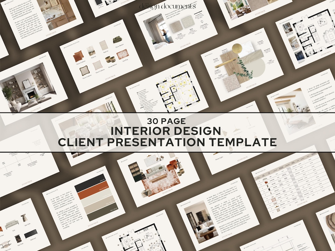 Canva Interior Design Template | Interior Design Presentation ...
