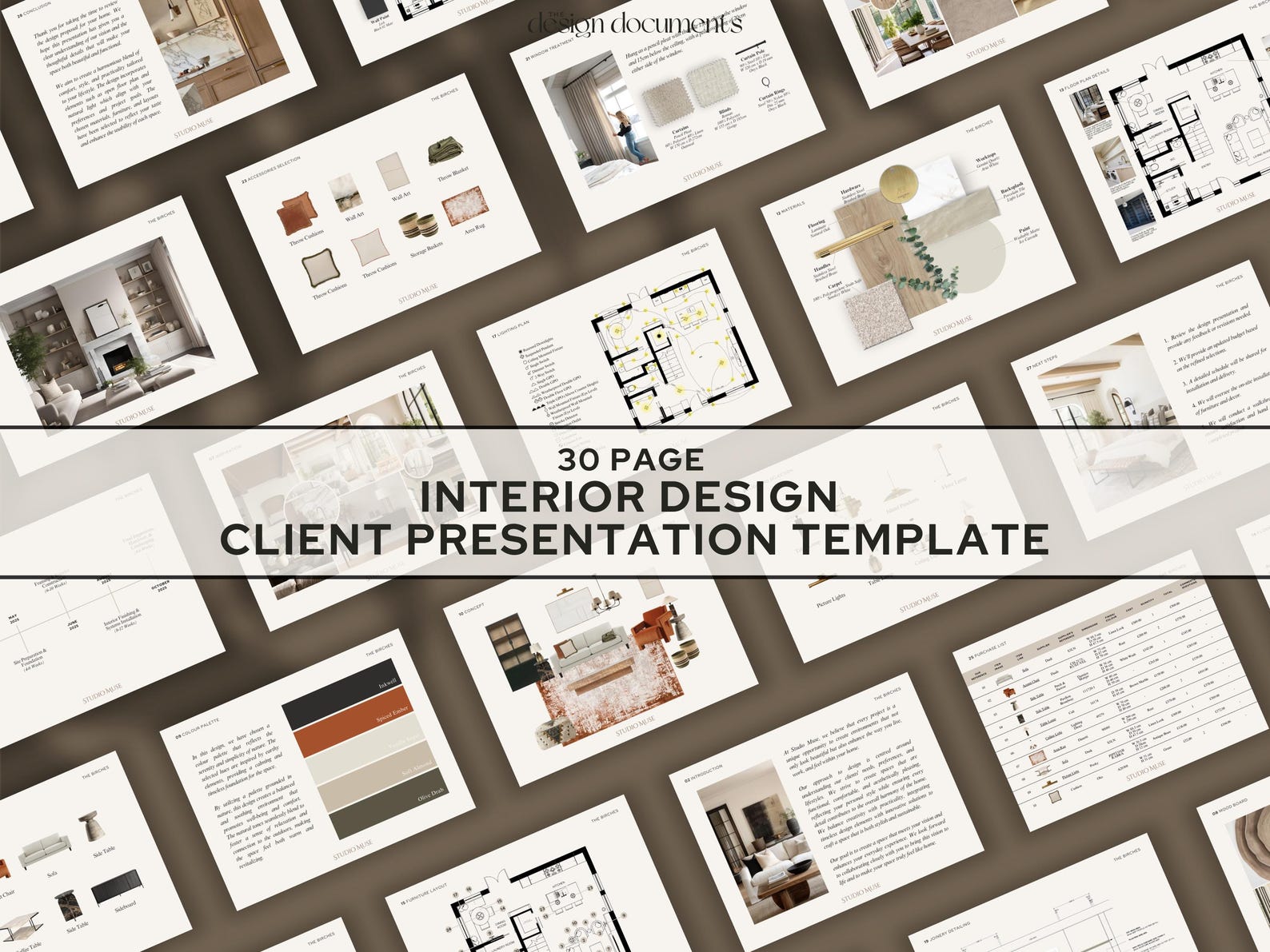 Canva Interior Design Template | Interior Design Presentation ...