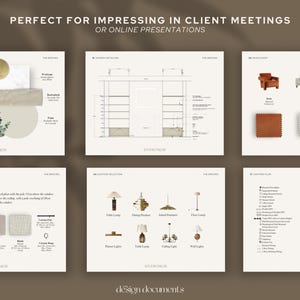 Canva Interior Design Template | Interior Design Presentation ...