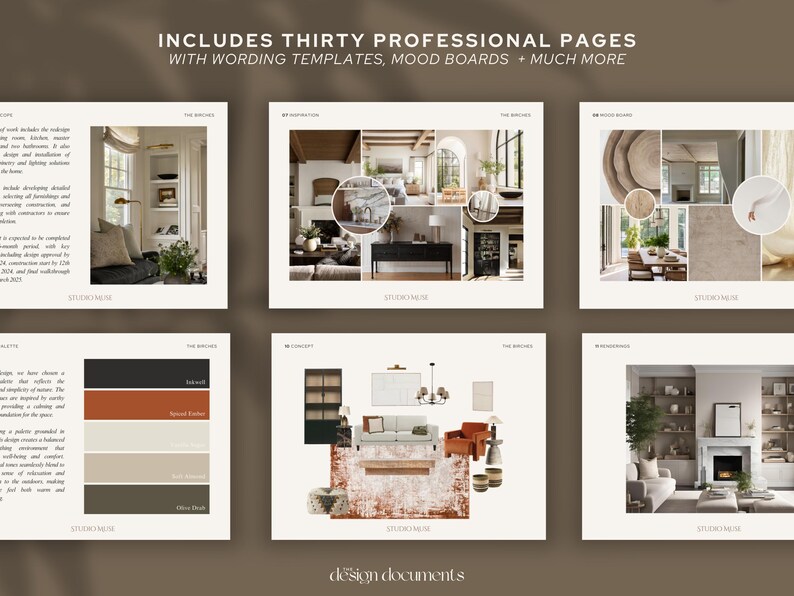 Canva Interior Design Template | Interior Design Presentation ...