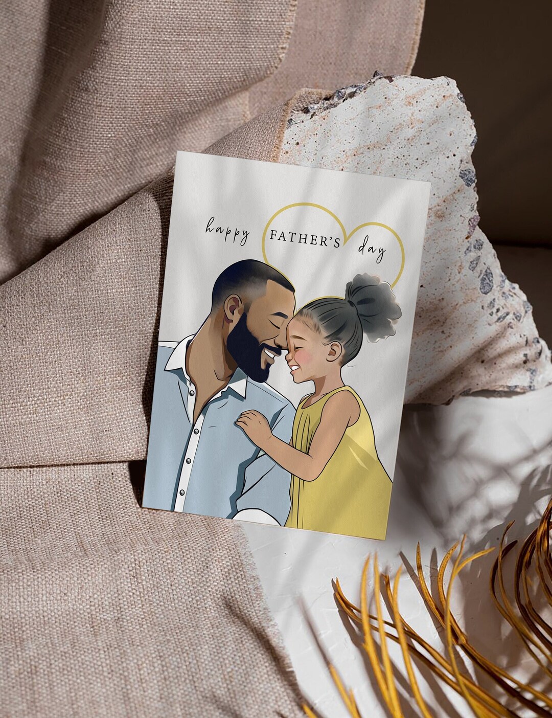 African American Fathers Day Cards Unique Melanin Greeting Card