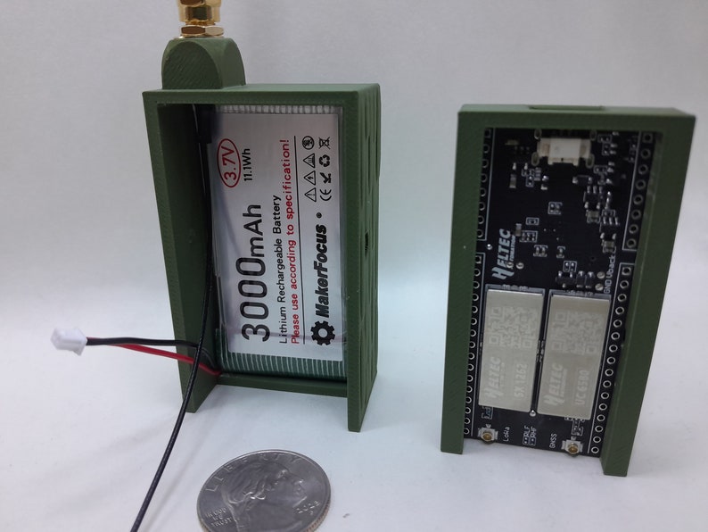 Meshtastic GPS Complete Node Radio Node: Heltec Tracker, 915mhz ...