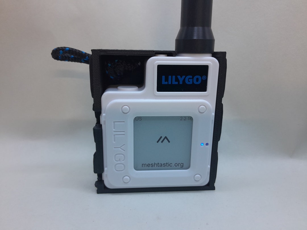 Black Meshtastic T-echo Node Case: Rugged Radio Enclosure - Etsy