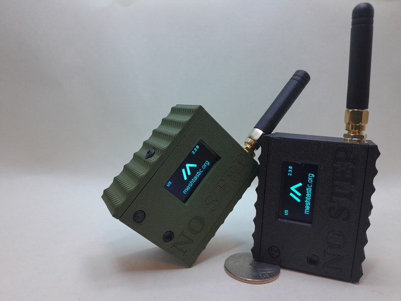 Meshtastic Complete Nodes Set of 2, 915mhz Radio With Custom Case ...