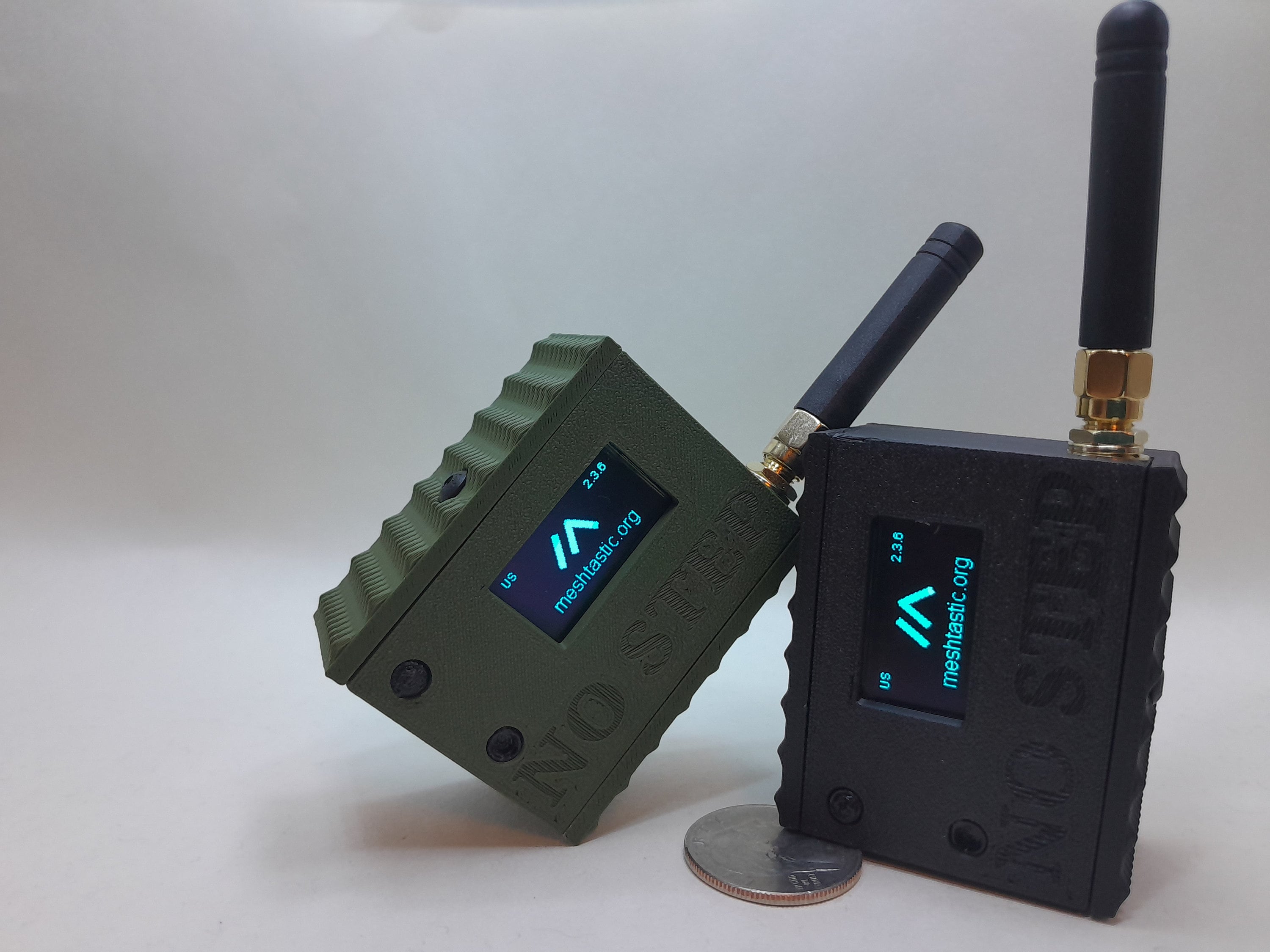 2 Meshtastic Complete Nodes Radio Nodes Heltec V3, 915mhz With Custom ...