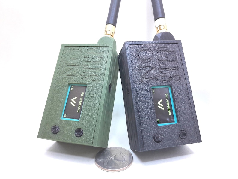 2 Meshtastic Complete Nodes GPS Tracker Radio Nodes, 3000mah Battery ...