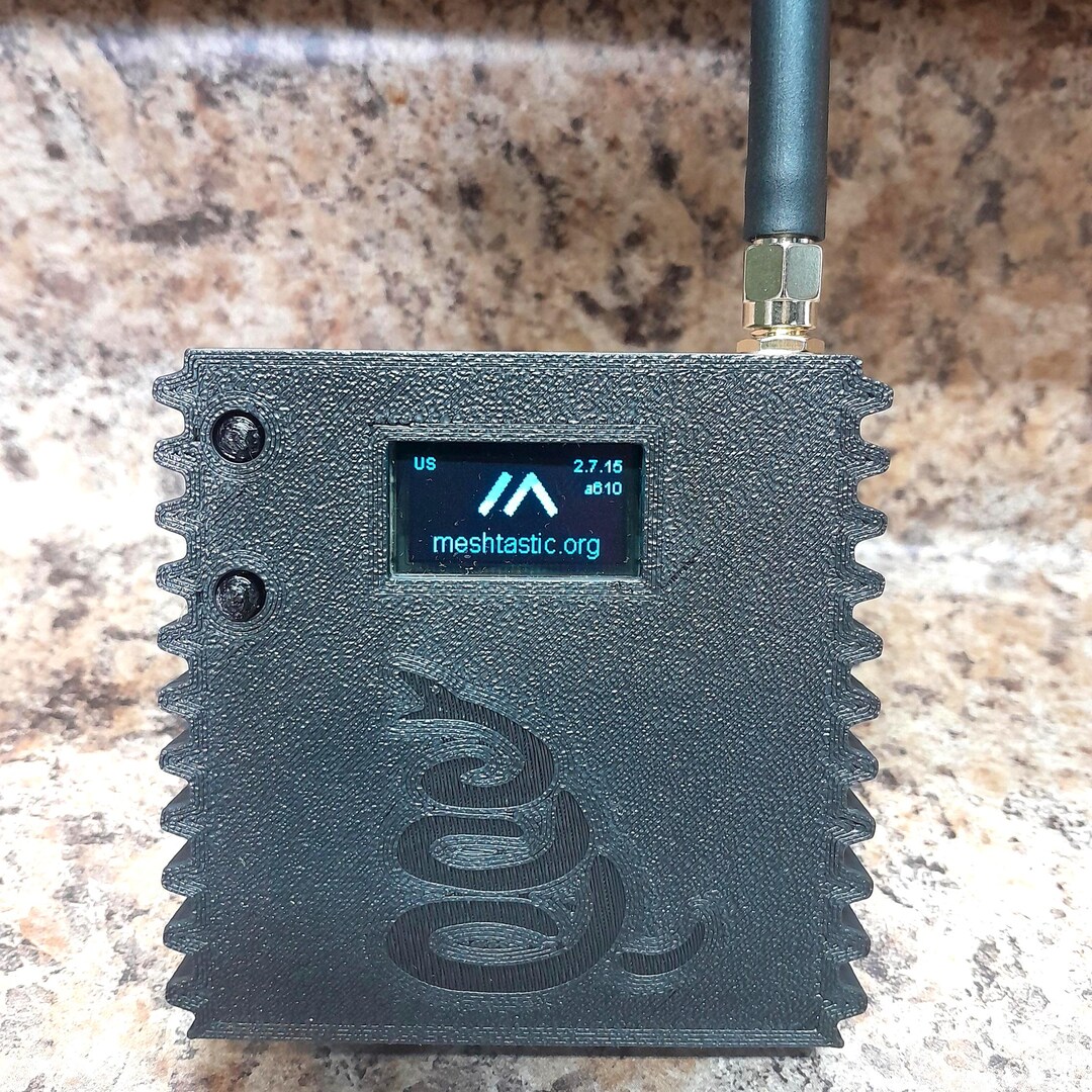 Meshtastic Complete Node Heltec V3 Node: 915mhz Radio W/ Custom Case ...