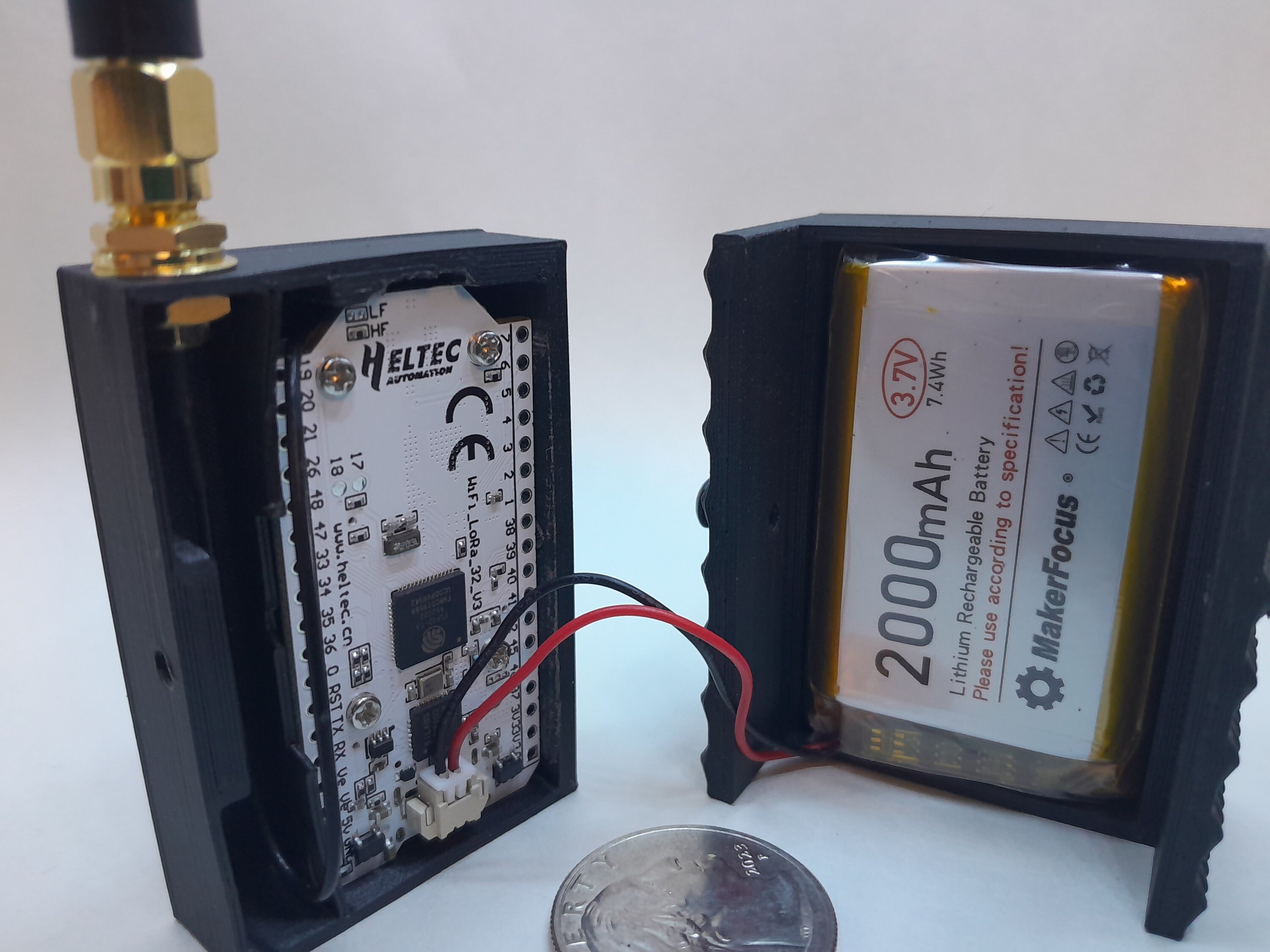 Meshtastic KIT Heltec V3 Radio Node KIT Case and Battery Only. - Etsy