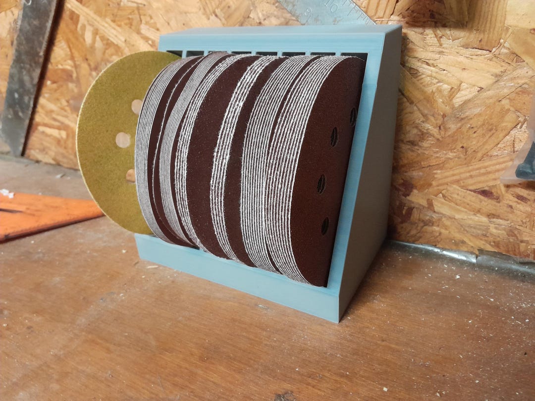 Sanding Disc Sandpaper Organizer Storage Tool 5 Inch - Etsy