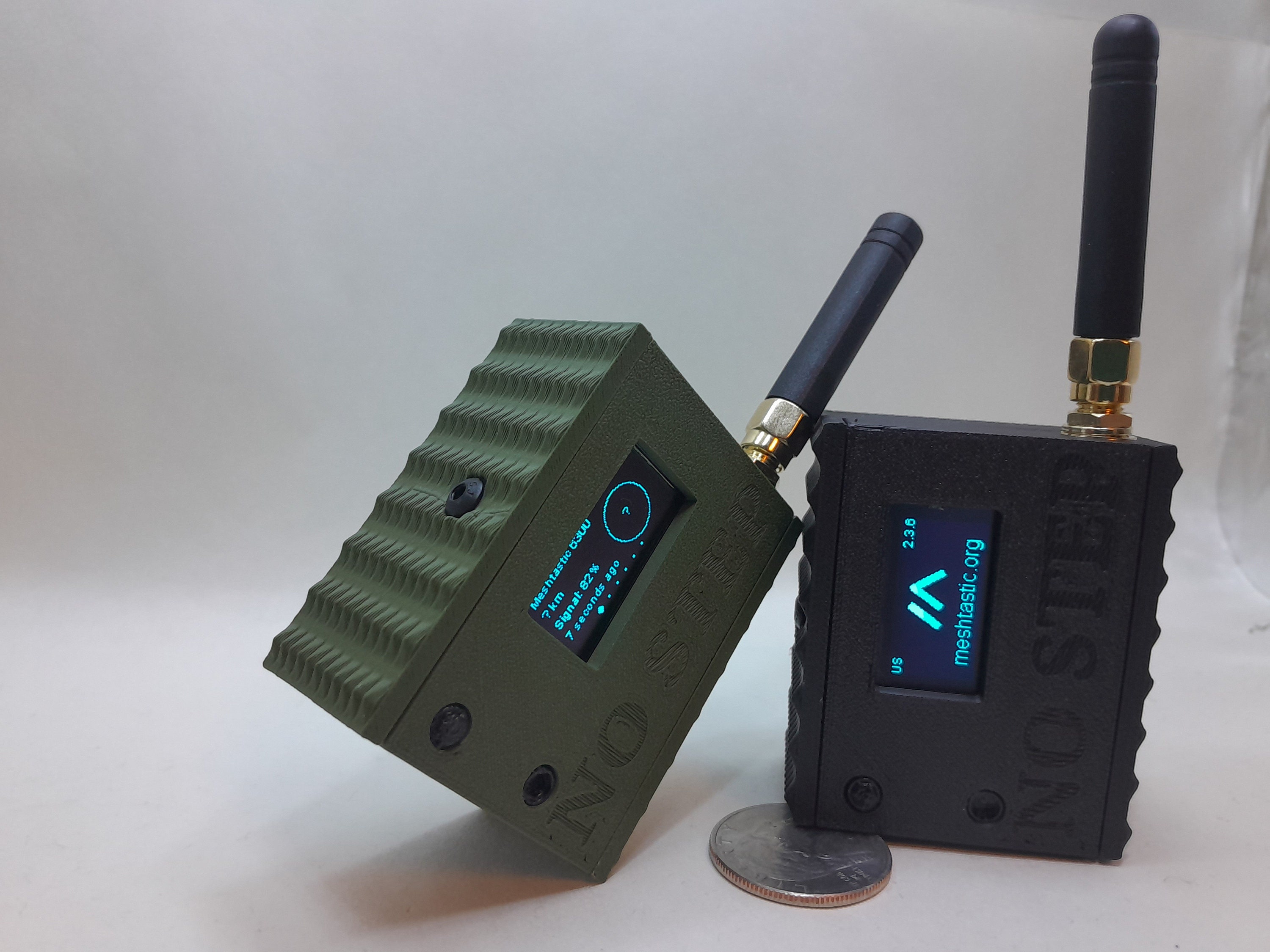 Meshtastic Complete Nodes Set of 2, 915mhz Radio With Custom Case ...