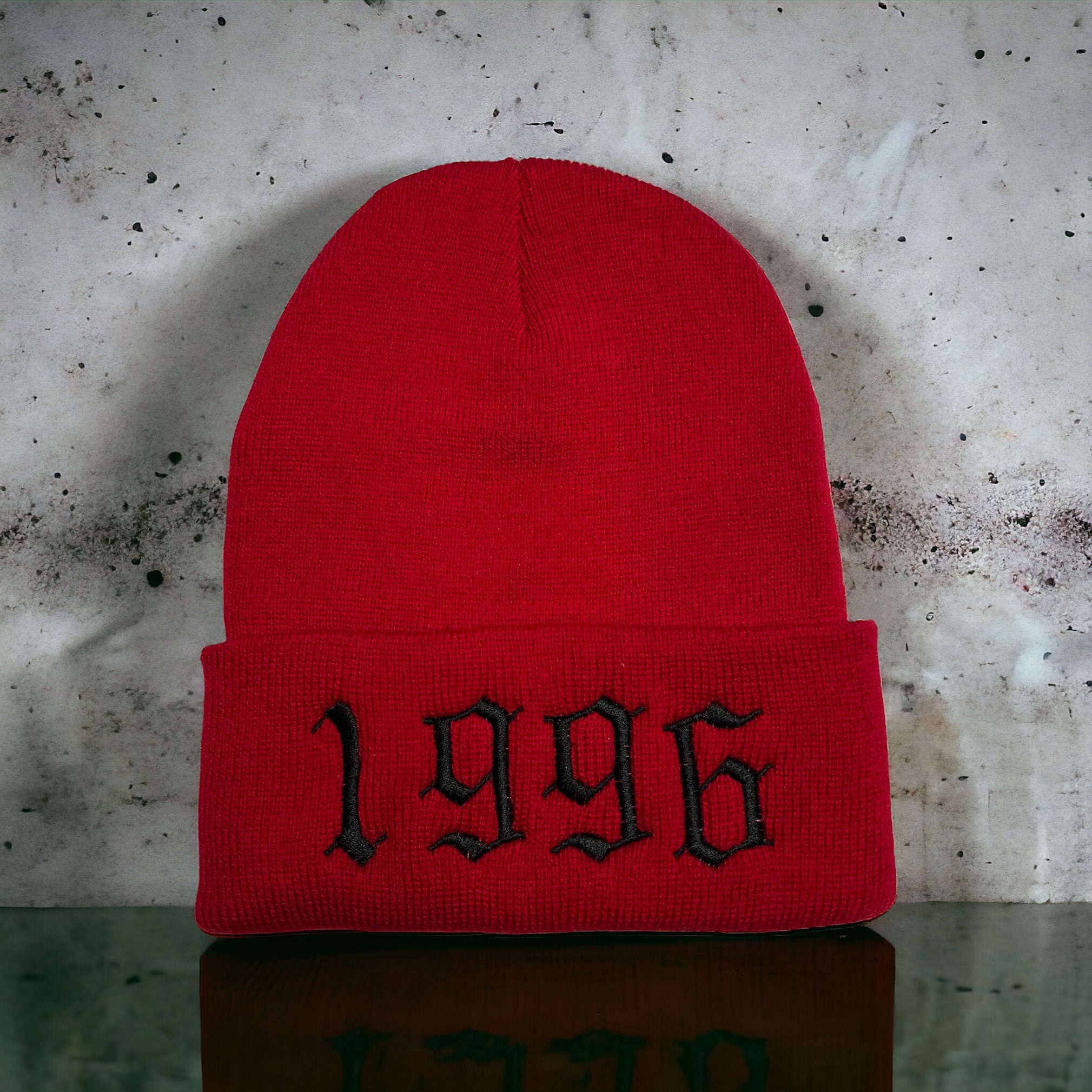 1990s Embroidered Beanie - Etsy