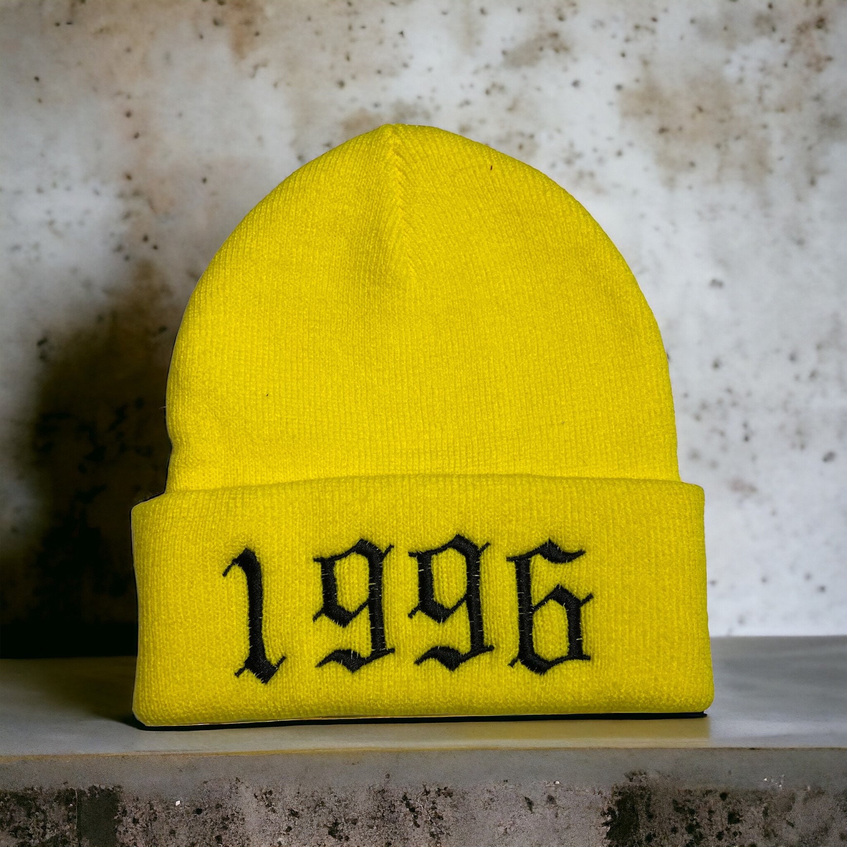 1990s Embroidered Beanie - Etsy
