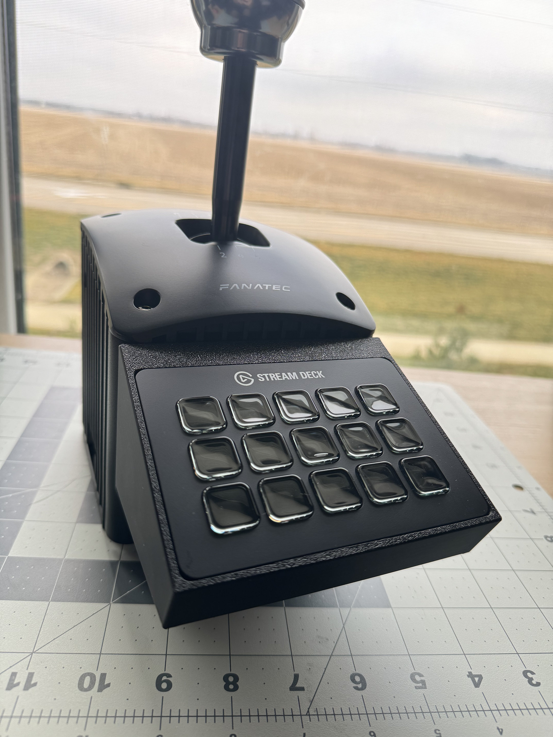 Stream Deck Mount for Fanatec Shifter - Etsy