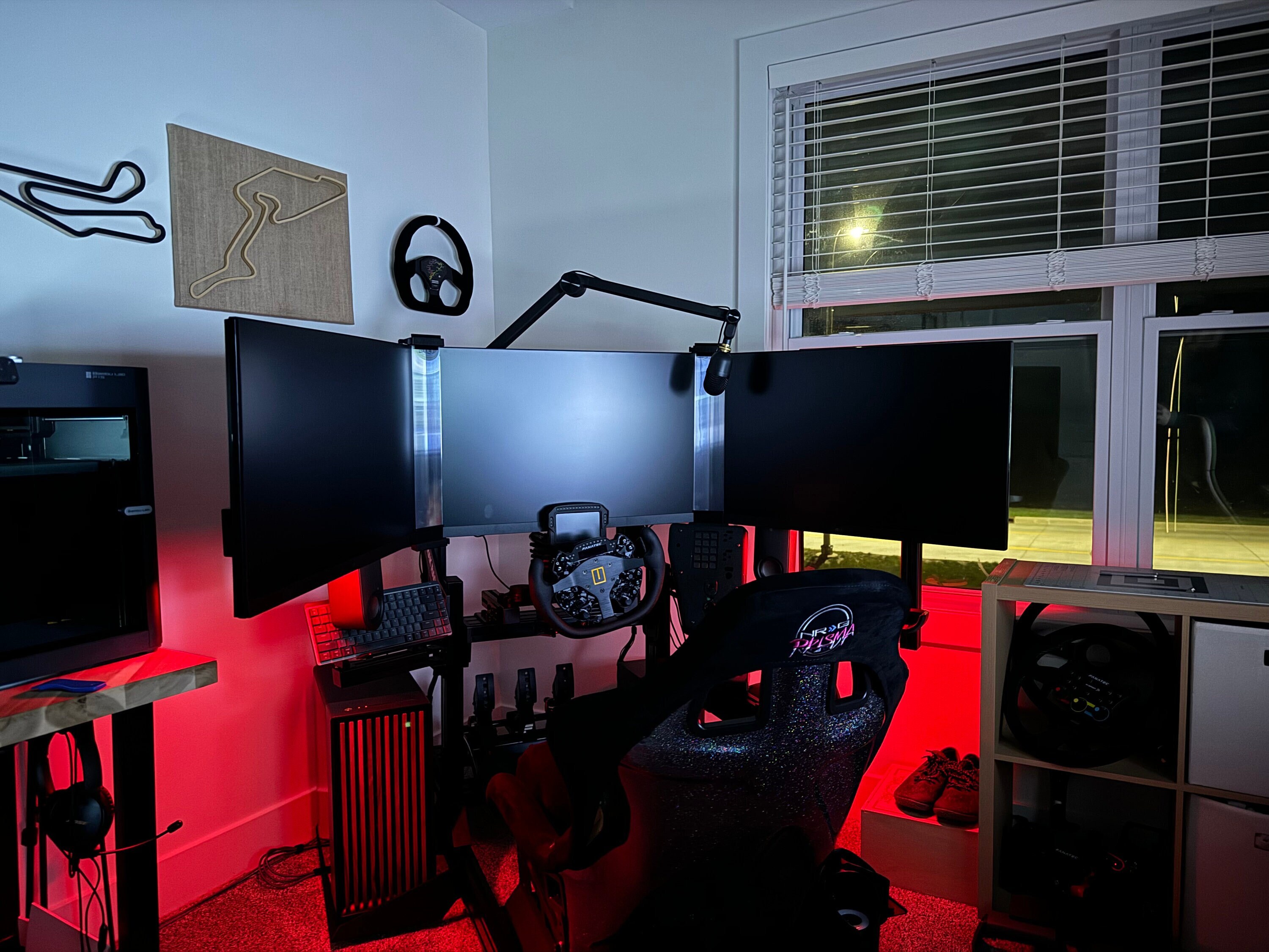 RGB Light Mount for Sim Racing Rig - Etsy