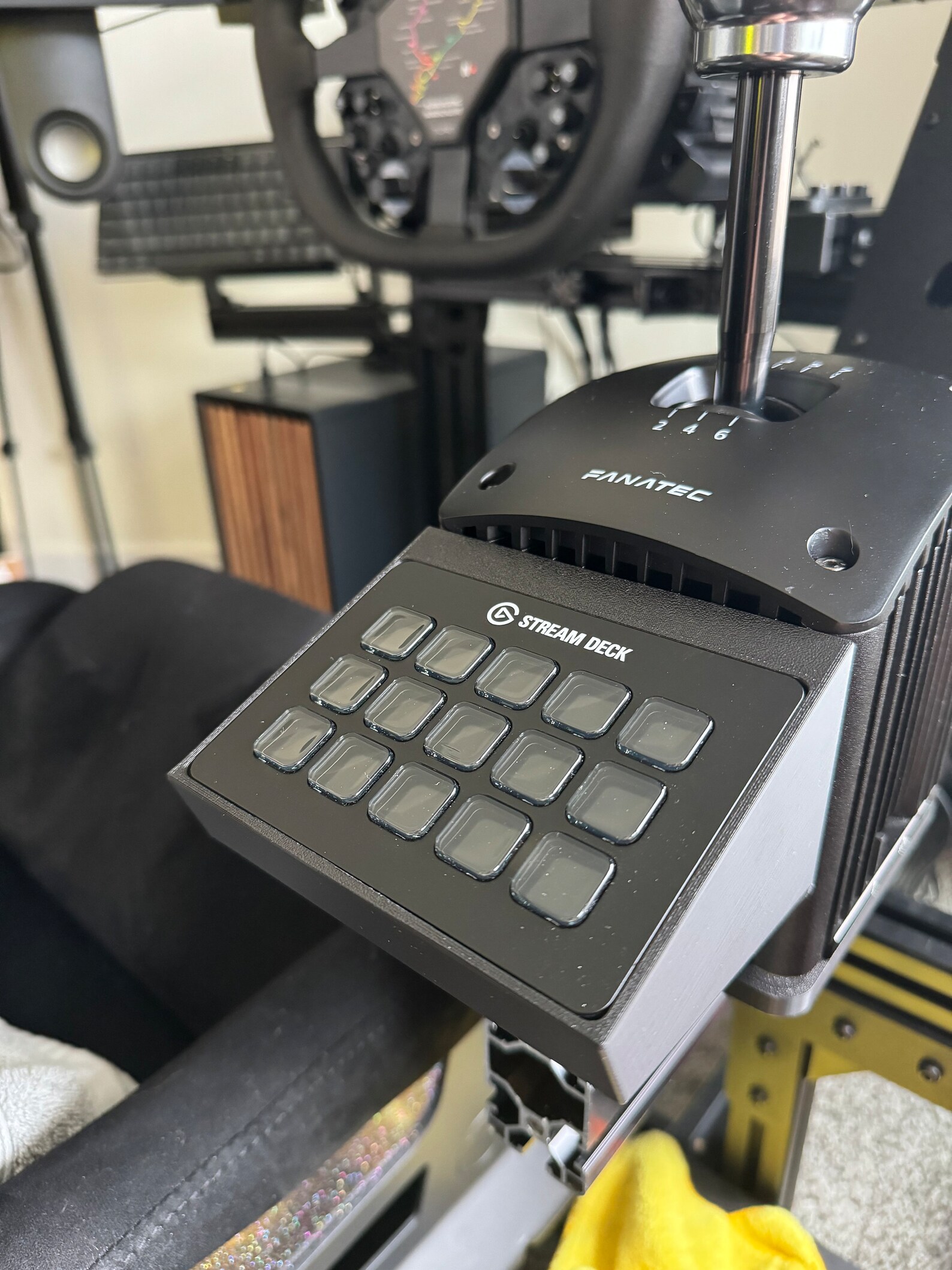 Stream Deck Mount for Fanatec Shifter - Etsy