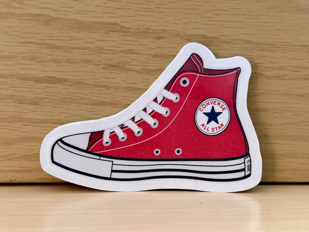 All Star • Converse Dupe | Sticker Set - Etsy