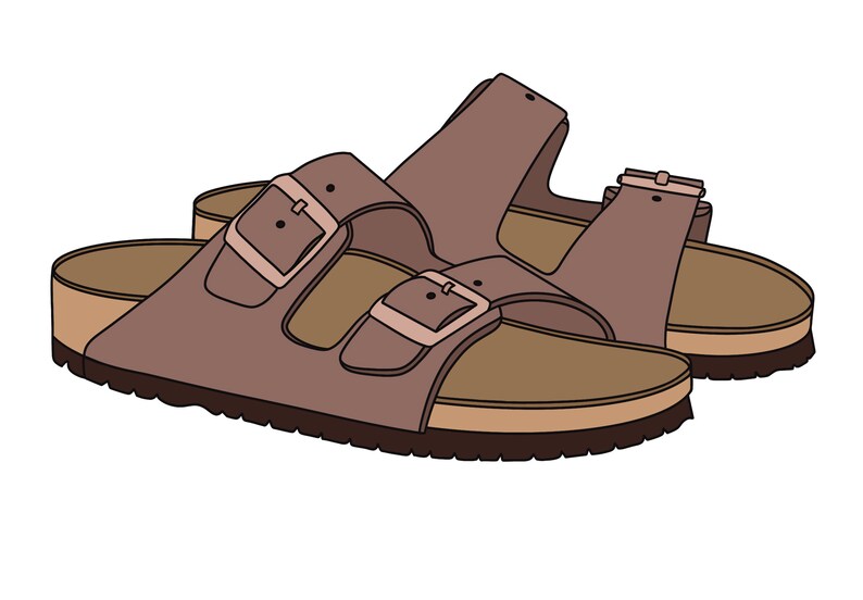 Birkenstock Sandal Dupe | Stickers - Etsy