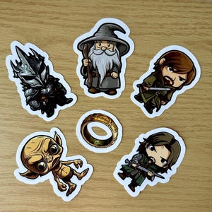 Lord of the Rings (LOTR) Chibi | Stickers - Etsy